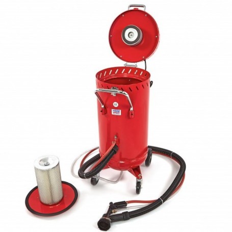 Aparat de sablat cu aspiratie, 105L, HBM | Select Auto